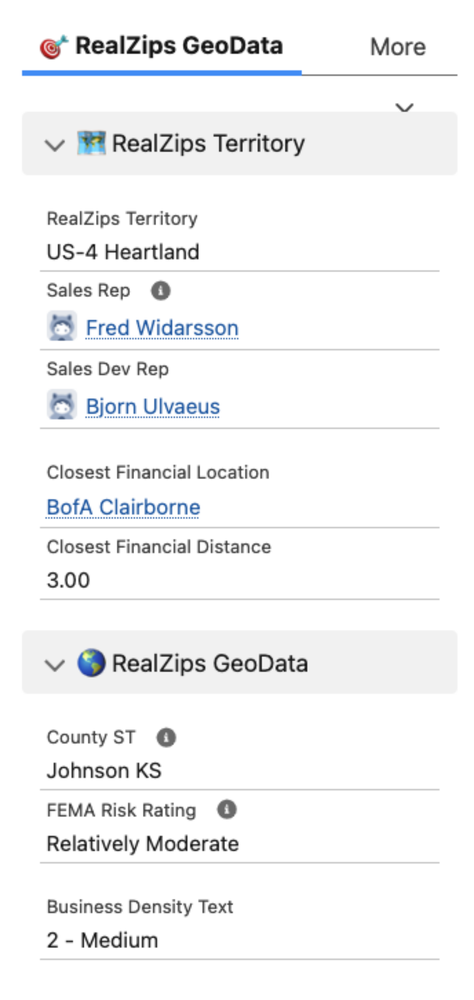 Why add Geographic Metadata to Salesforce? - RealZips